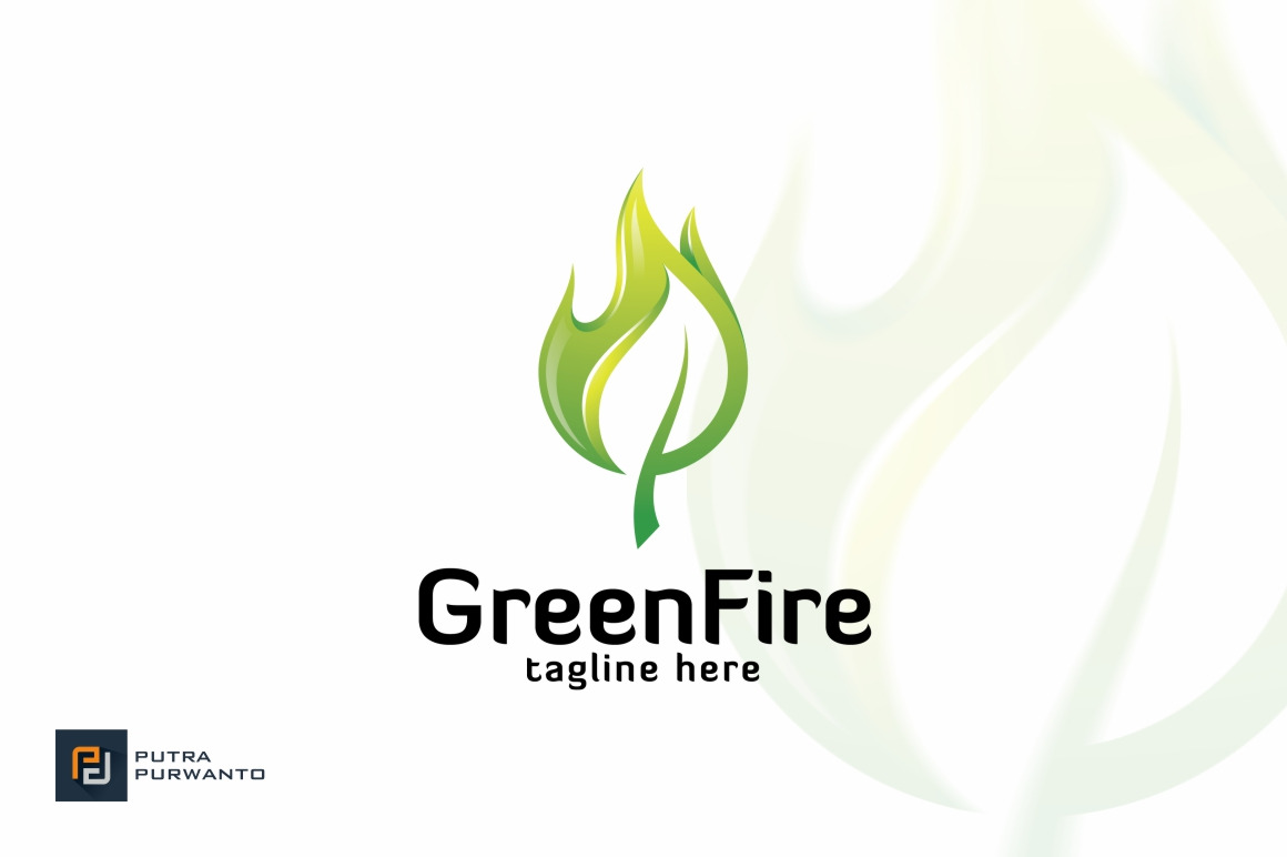 Green Fire - Logo Template, a Branding & Logo Template by putra_purwanto