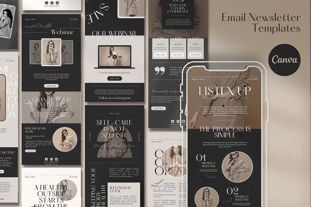 CANVA Email Newsletter Templates