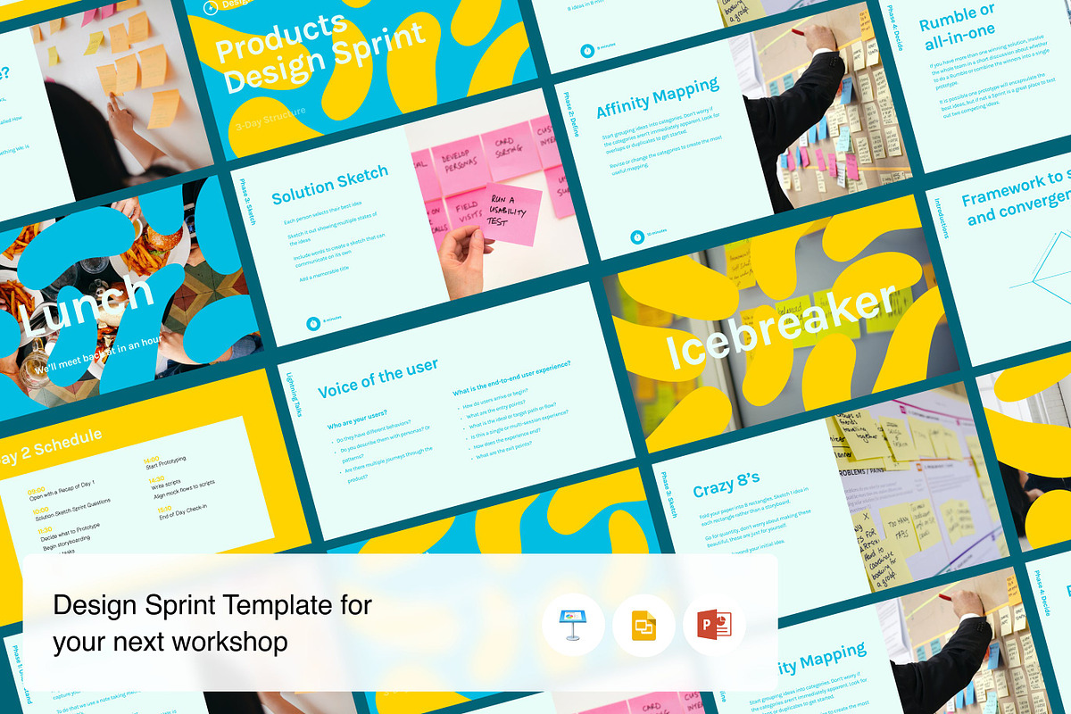 Design Sprint template, a Presentation Template by Oday Noon