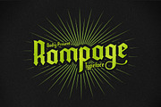 Rampage Font, a Blackletter Font by Qadry