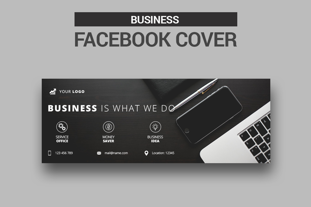 6 Business Facebook Covers - SK, a Social Media Template by UNIK Agency