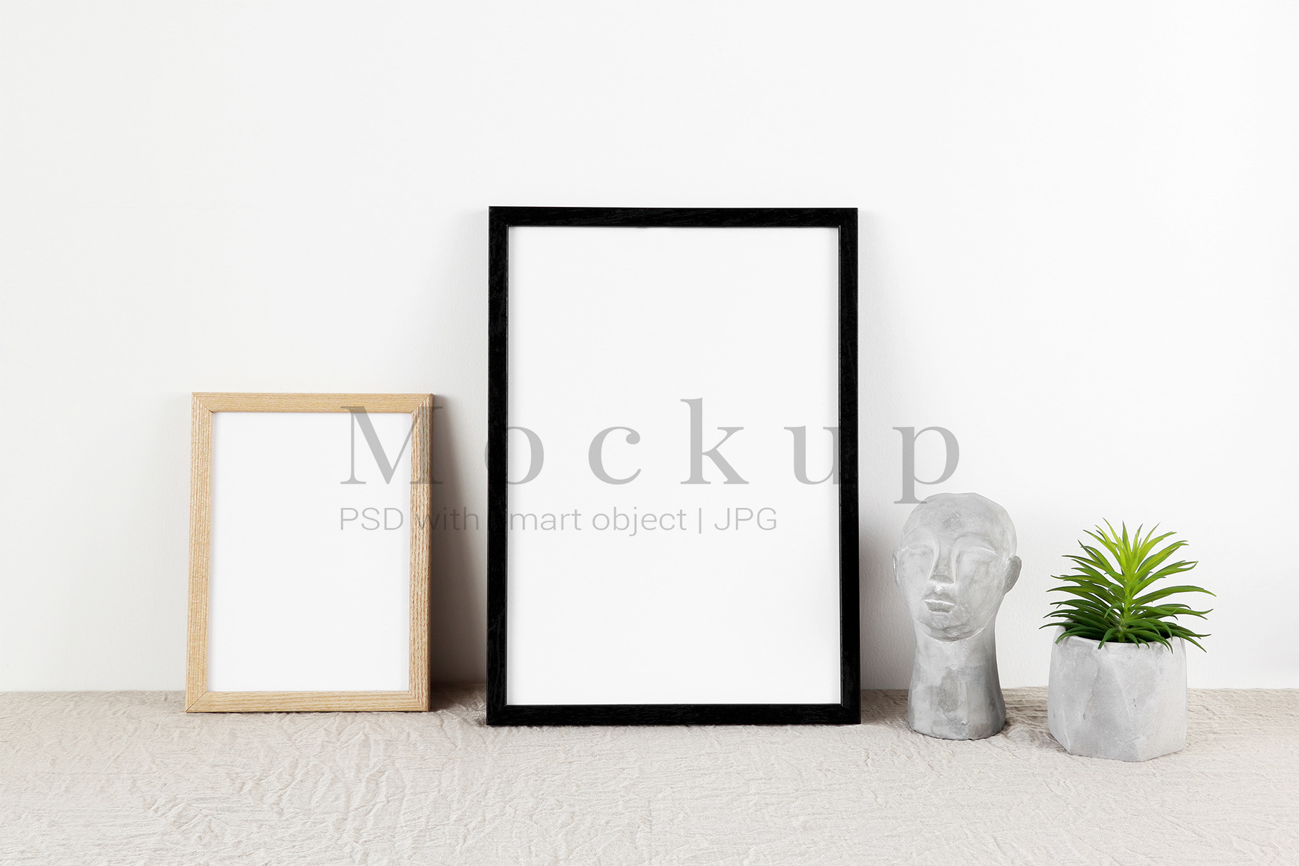 Two Photo Frames Mockup 2x3, a Product Mockup by PawMockups