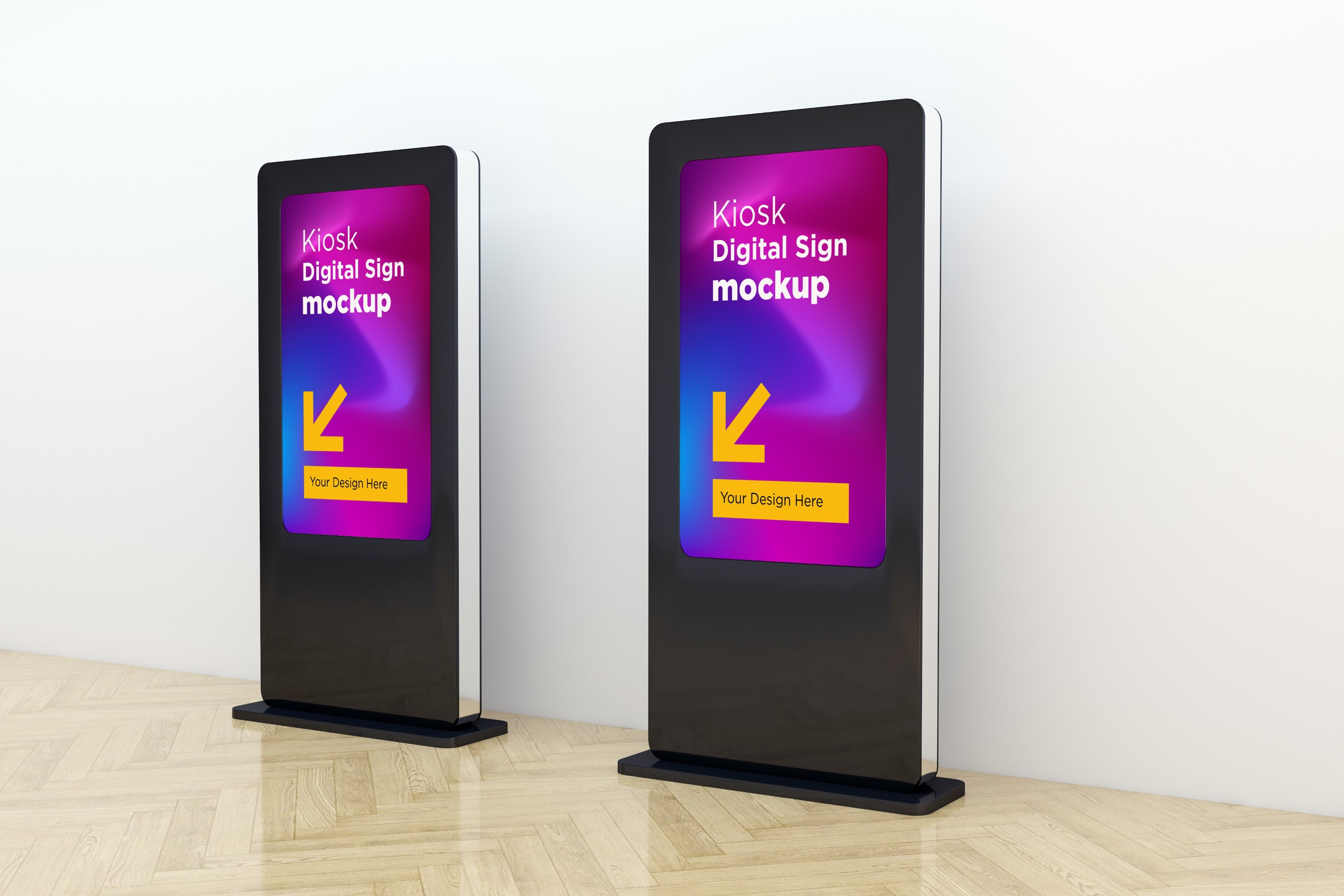 Kiosk Digital Sign Mockup | Advertising Mockups ~ Creative Market