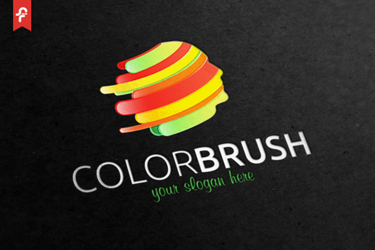 Color Brush Logo, a Branding & Logo Template by ft.studio