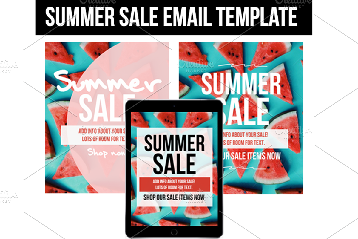 Summer Sale Email Template, an Email Template by Ivy & Web Creatives