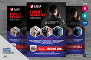 Security Services Ads Flyer, a Flyer Template by PSDPixel