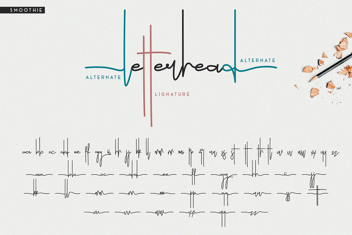 Smoothie Font Duo, a Script Font by Factory738 Studio