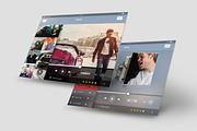 Mobile and Tablet UX UI kit 2, an UI Kit Template by Alireza Farzad