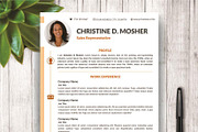 Professional CV Template 4 Pages, a Resume Template by Creative Resume ...