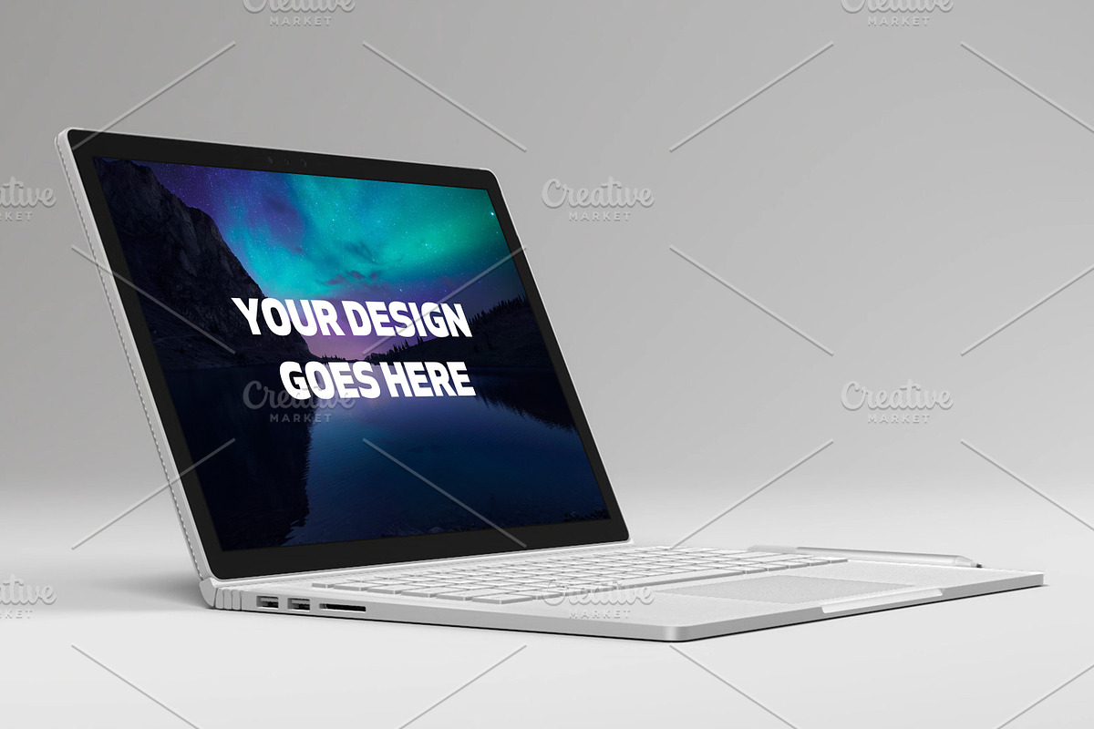 Microsoft Surface Laptop Mock-ups, a Device Mockup by vraiana ...