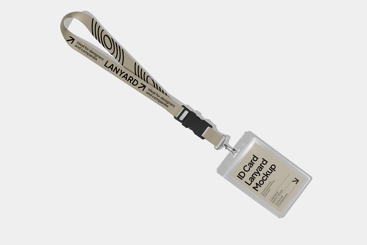 Lanyard Mockup, a Packaging Mockup by Permadi Creative