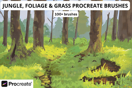 Procreate Nature Elements | Brushes ~ Creative Market