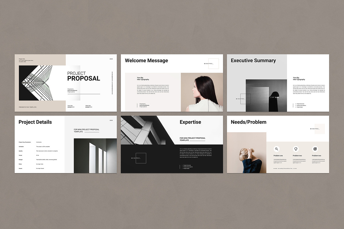 Project Proposal Presentation Layout, a Presentation Template by ...