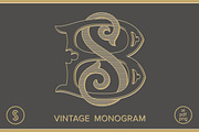 BS Monogram SB Monogram, an Illustration by Shuler Studio