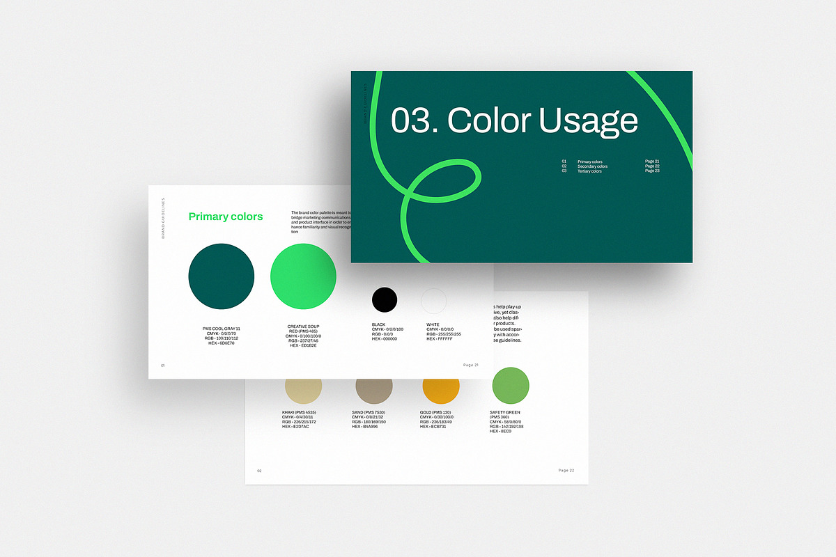 ORGANIC | Brand Guidelines Template