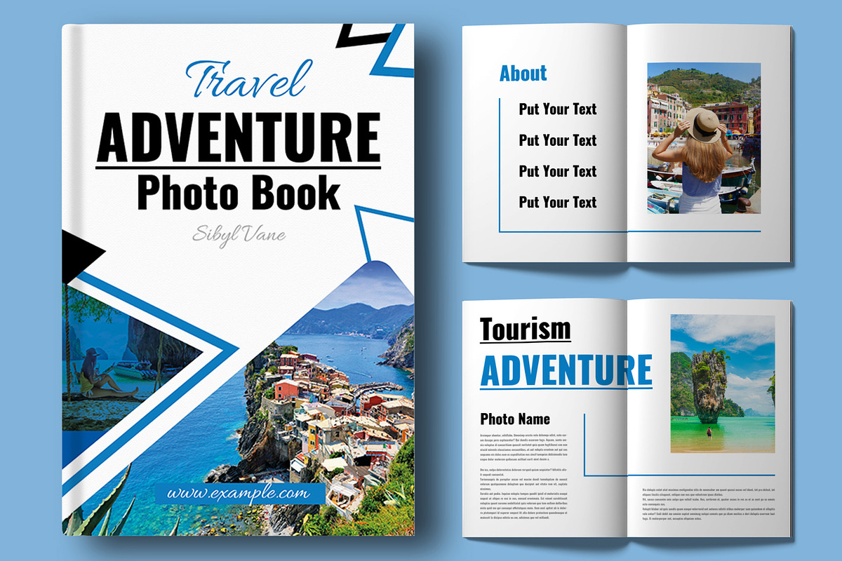 Adventure Photo Book Layout