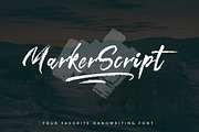 MarkerScript Font, a Script Font by alphadesign | Creative Market