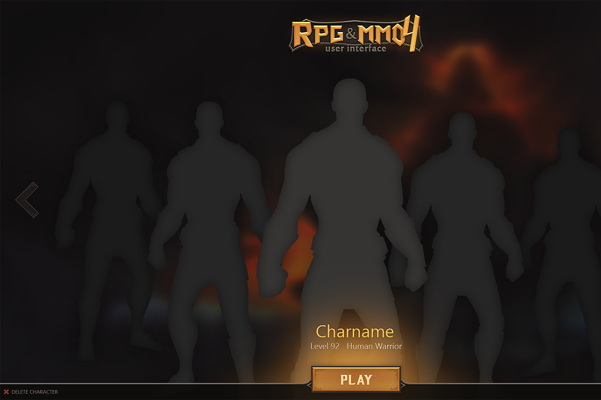 RPG & MMO UI 4, a Graphic by EvilSystem