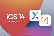 iOS 14 Axure Widget Library, an UI Kit Template by Axure Themes