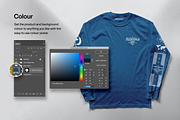 Long Sleeve Tee - Mockup Bundle, a Hoody Mockup by Studio Innate