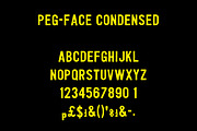 Peg-Face, a Handwritten Font by Anthony Oram