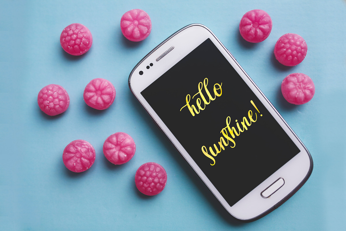 Hazel script + extras, a Script Font by Carola-Corujan