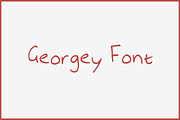 Georgey Font, a Sans Serif Font by George Dunkley