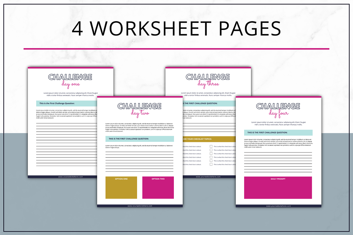 Challenge Templates Canva | Bold, a Magazine Template by Lady Boss Studio