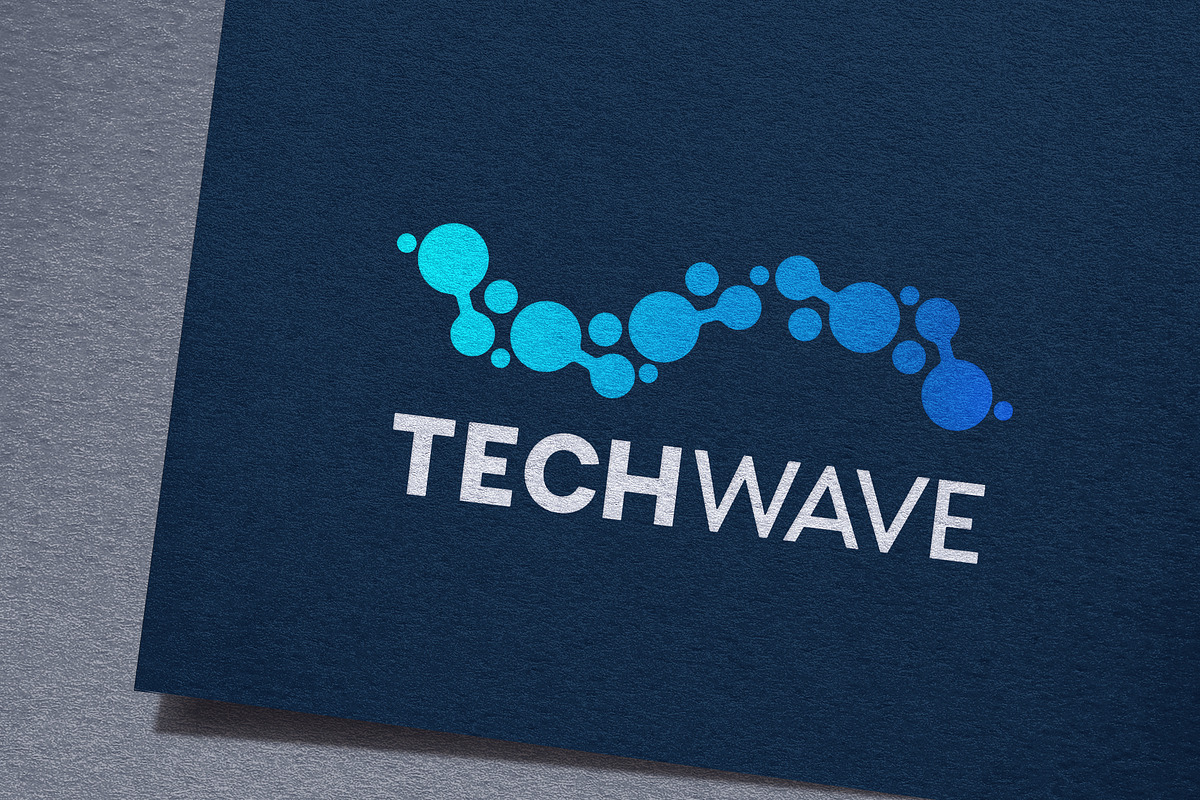Tech Wave Logo, a Branding & Logo Template by IKarGraphics