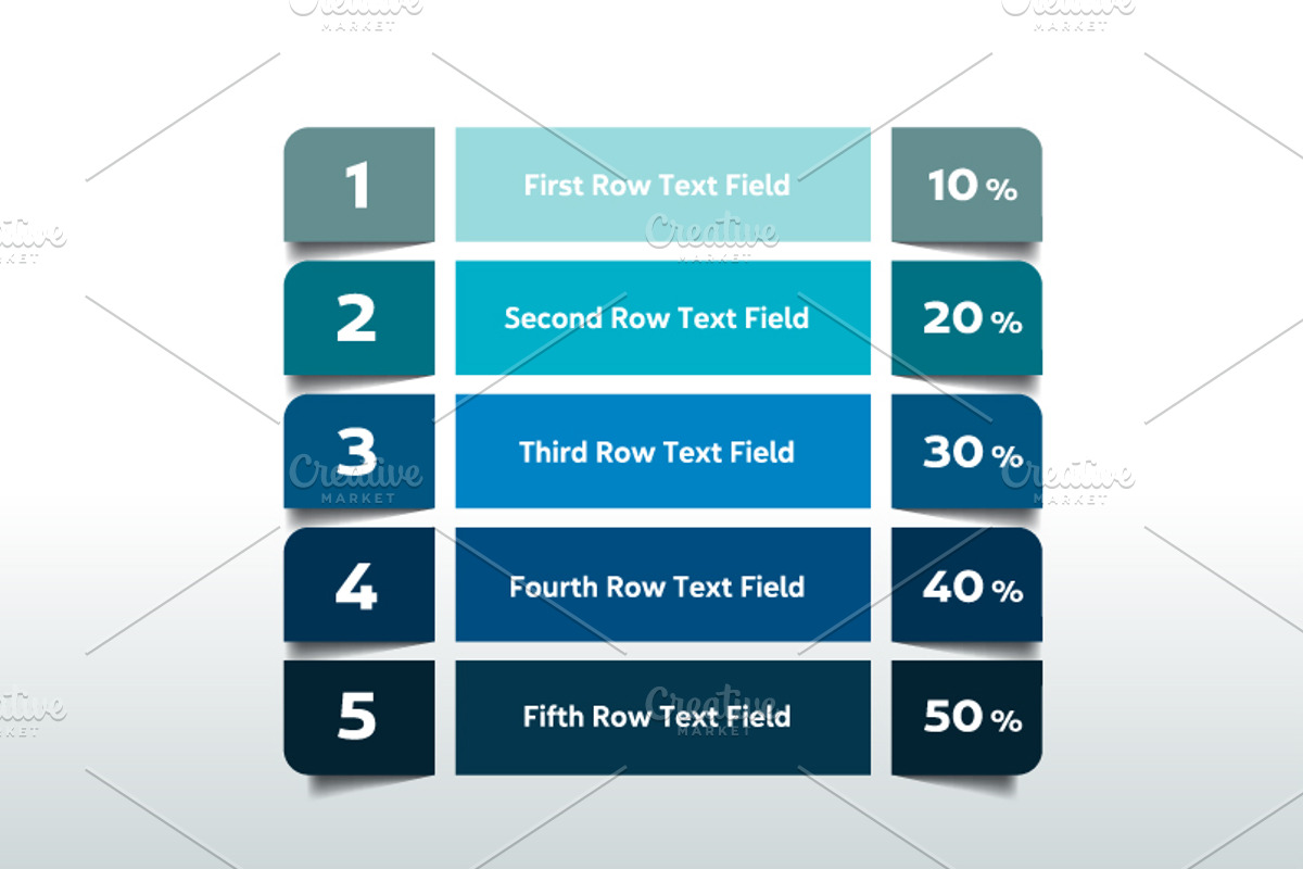 Tab, chart, schedule., a Presentation Template by VectorAN | Creative ...