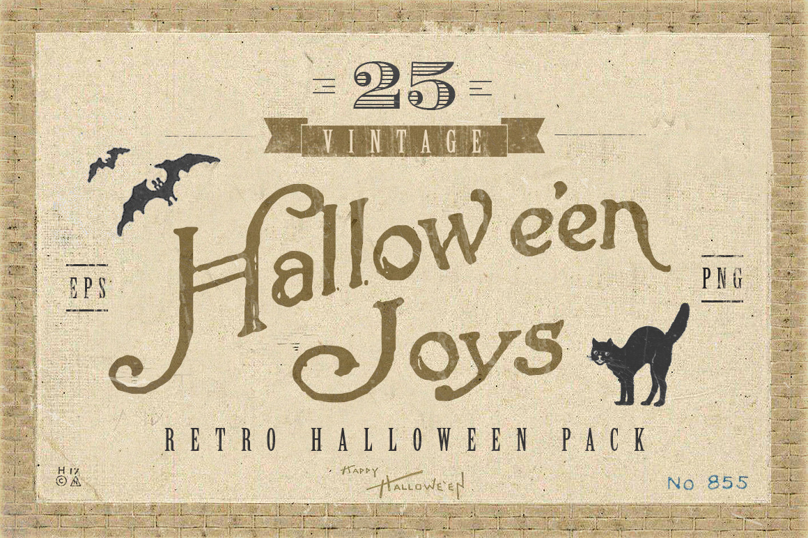 Retro Halloween Pack, a Layer Style Add-On by Retro Machine