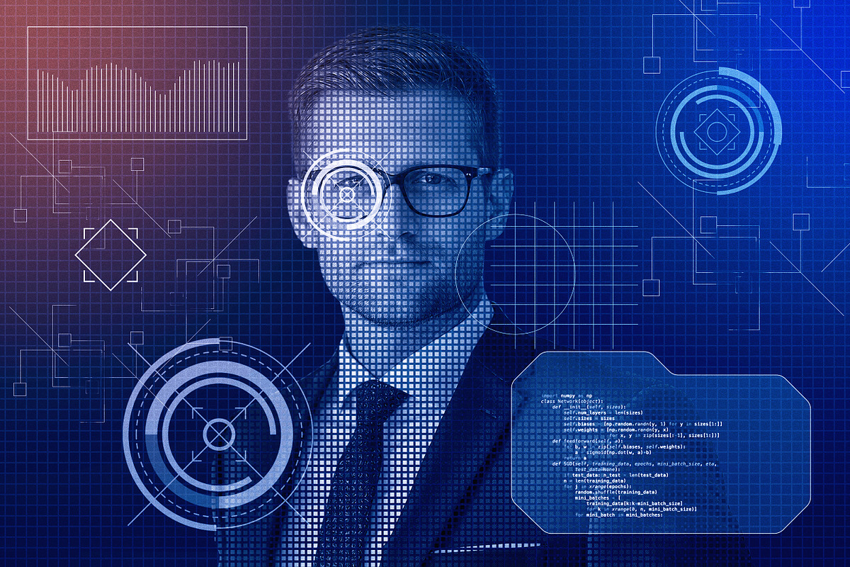 Futuristic Hud Photo Effect Mockup