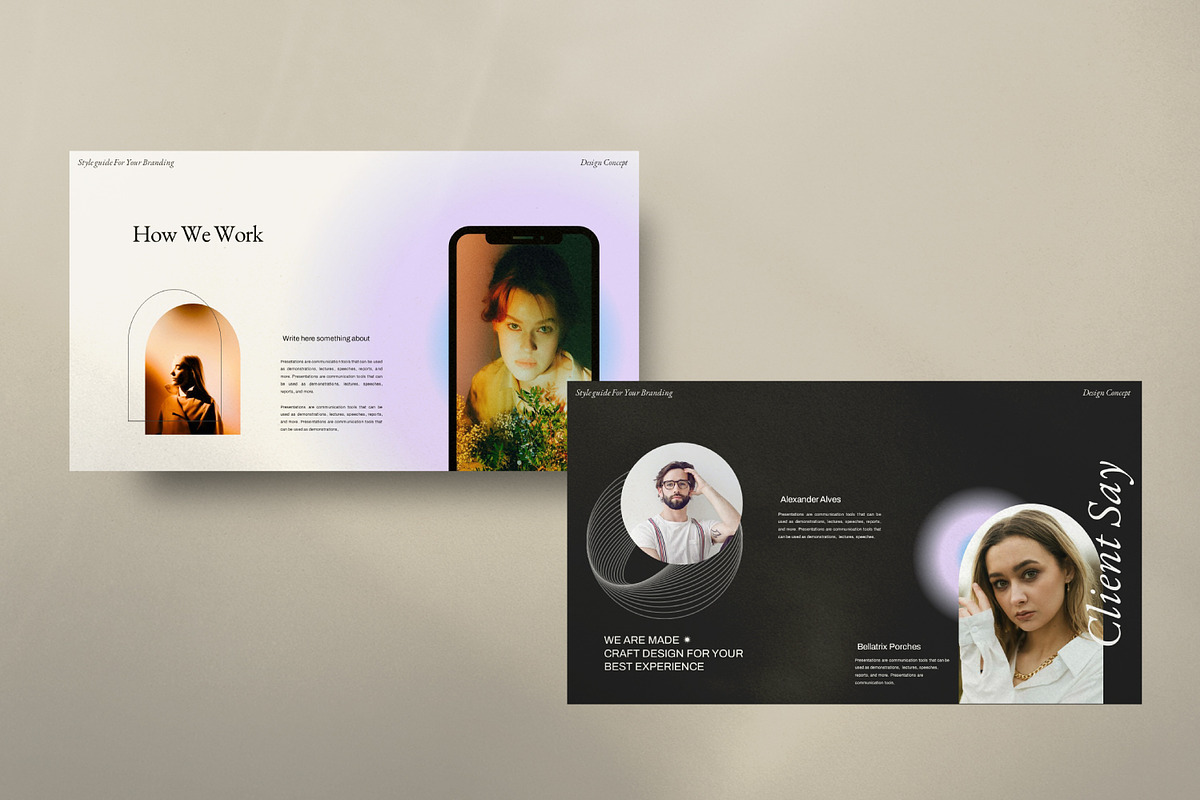 Nineties Brand Media Kit Keynote, a Presentation Template by Dirtytemp ...