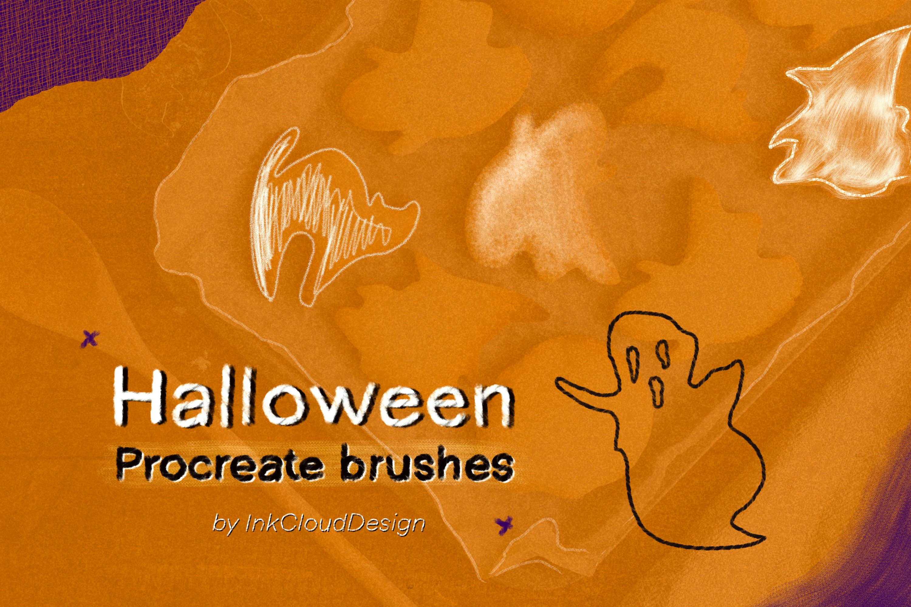 Procreate Brushes Halloween Texture | Brushes ~ Creative Market