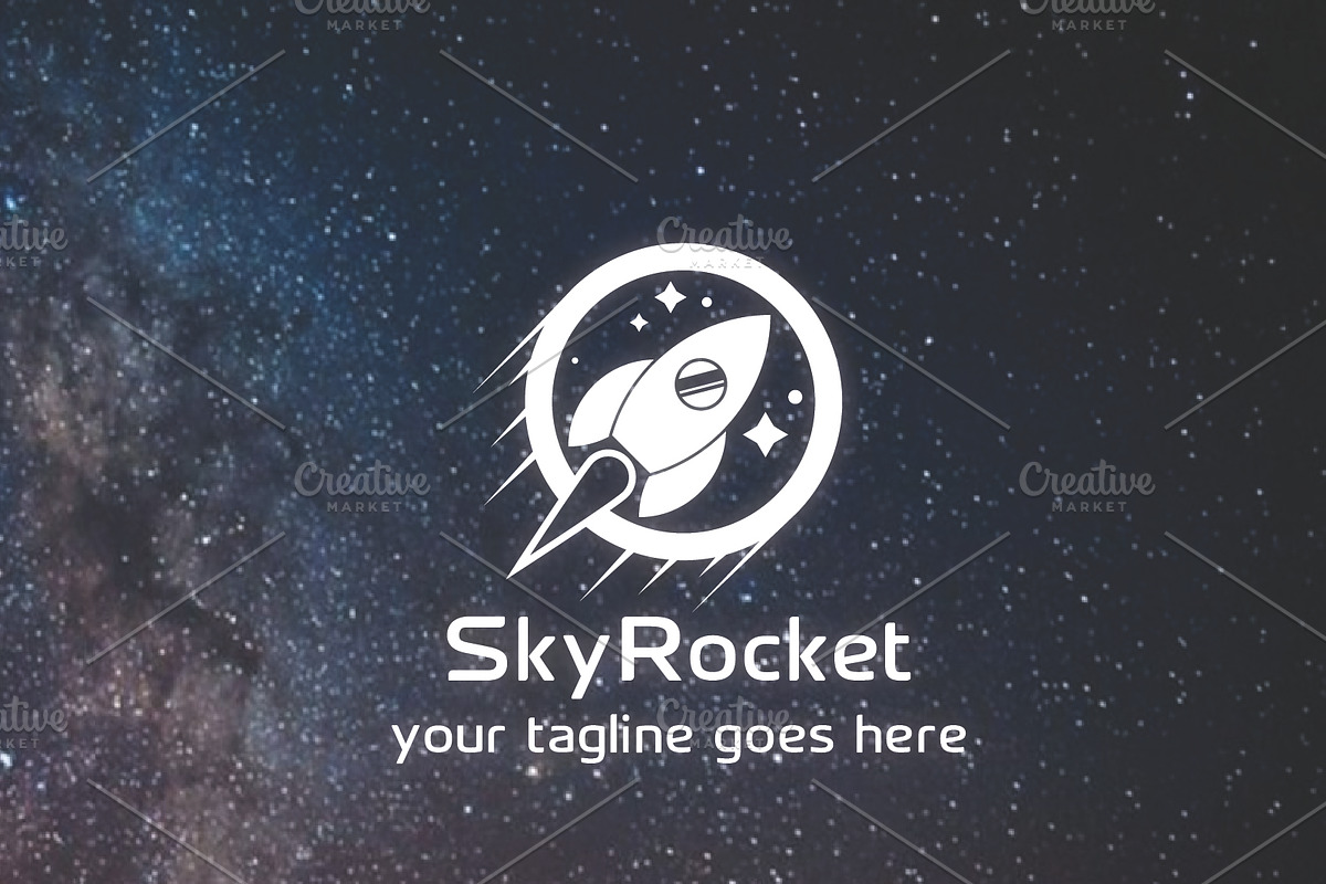 Sky Rocket Logo, a Branding & Logo Template by MLJ studios