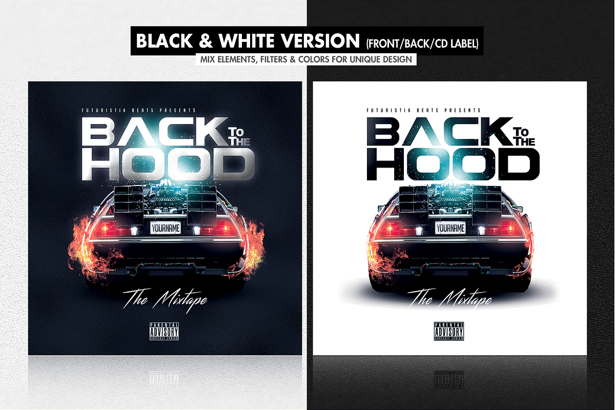 BACK TO THE FUTURE Cover Template, a Templates & Theme by WG DESIGN