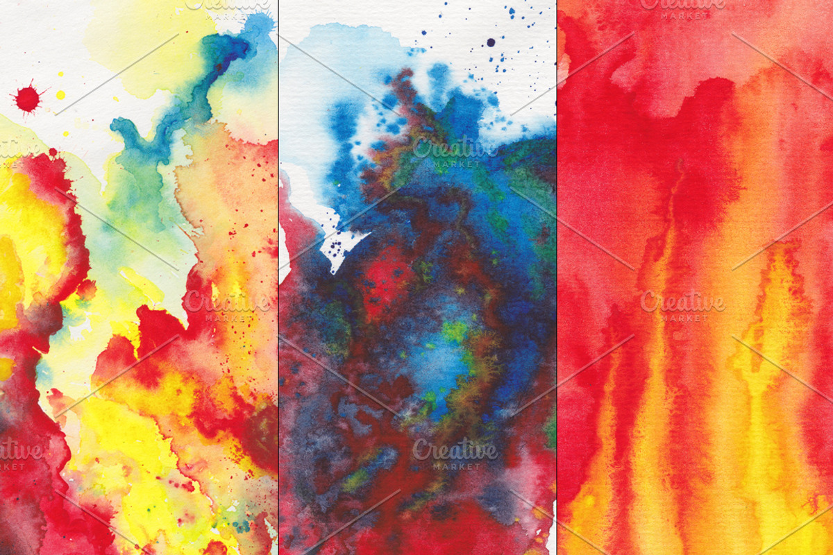 High Res Watercolor Textures, a Texture Graphic by Designed in Berlin ...