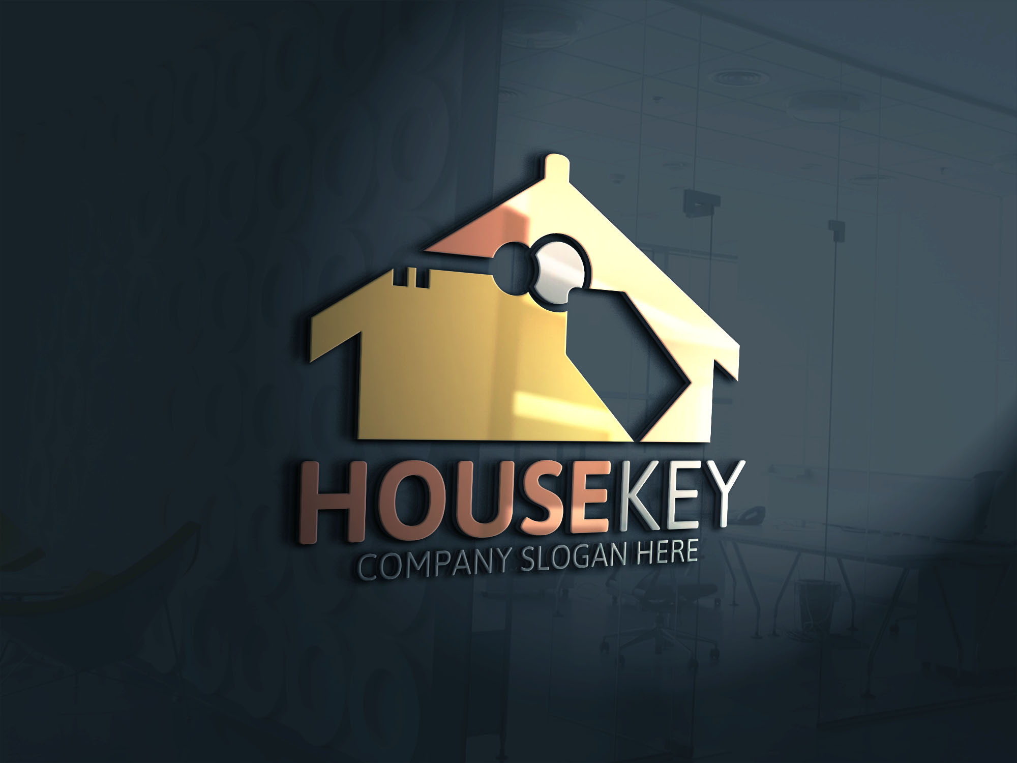 House Key Logo, a Branding & Logo Template by Josuf Media