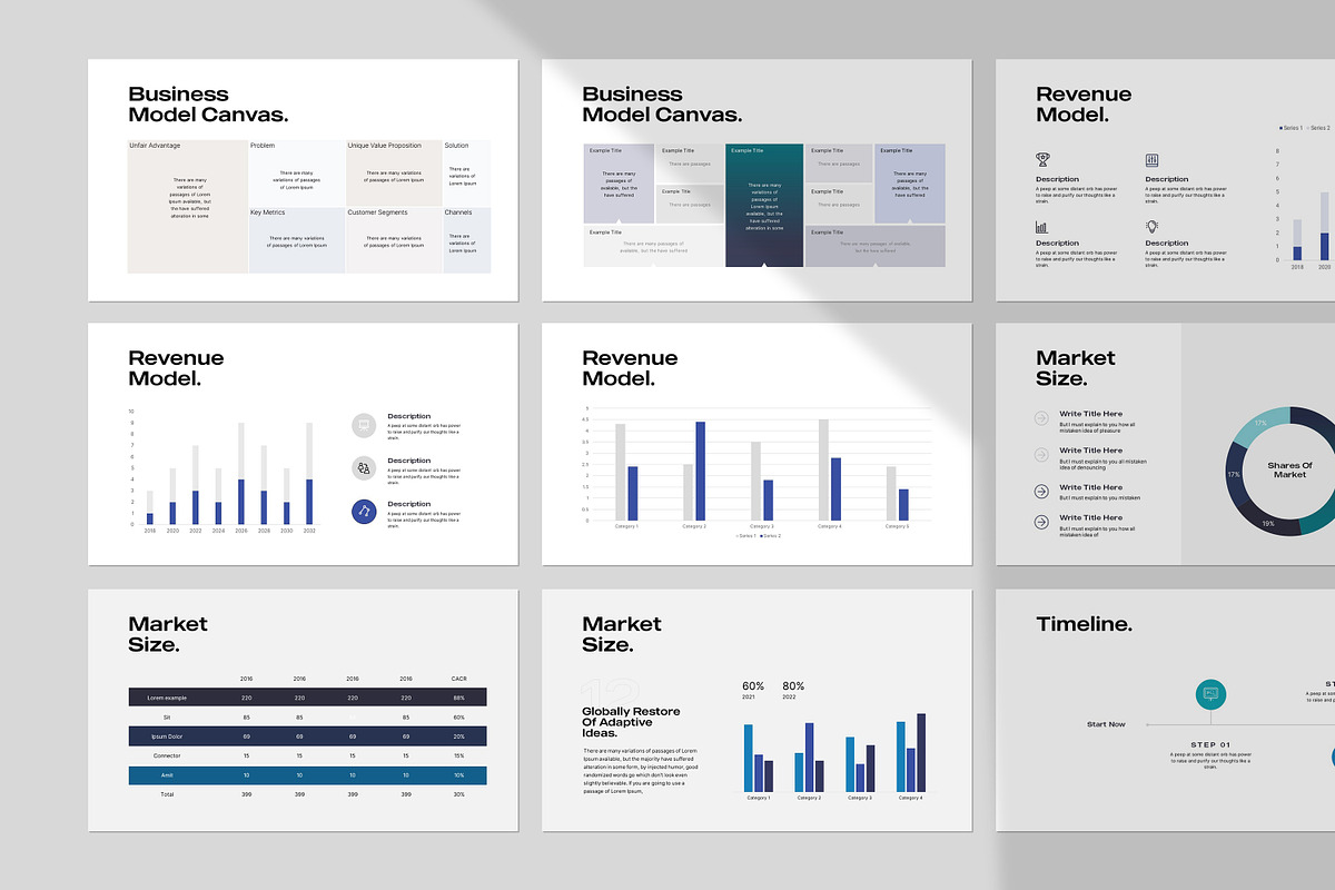 Naven PowerPoint Template, a Presentation Template by GoldenPixelStudio