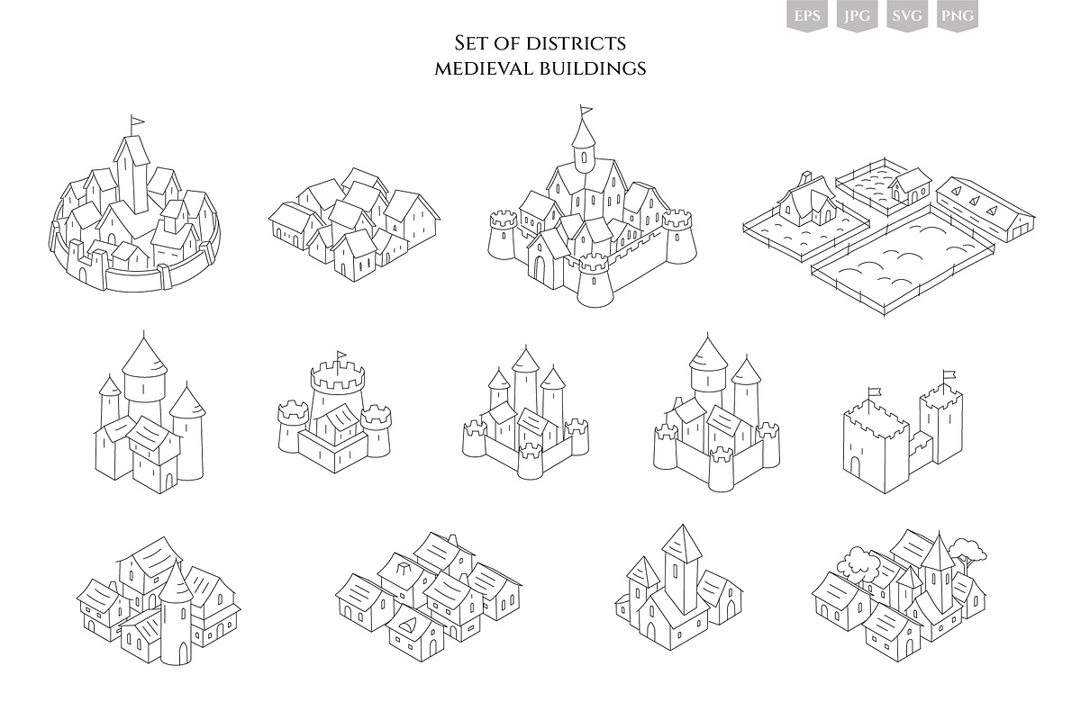 DIY Medieval Map Kit, a Graphic by Ilia Design