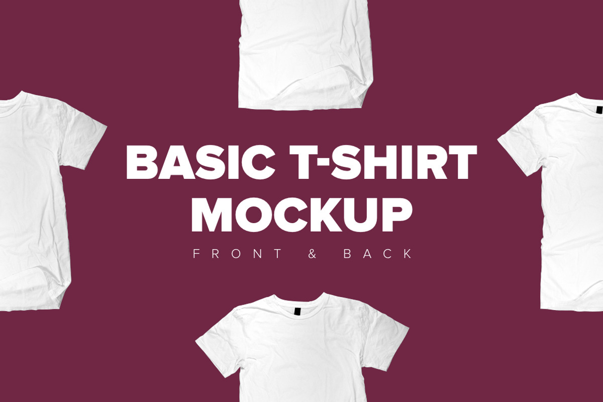 Basic T-Shirt Mockup, a Shirt Mockup by Pixel Sauce™