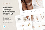 Jewelry E-Commerce Website UI Figma, an UI Kit Template by peterdraw