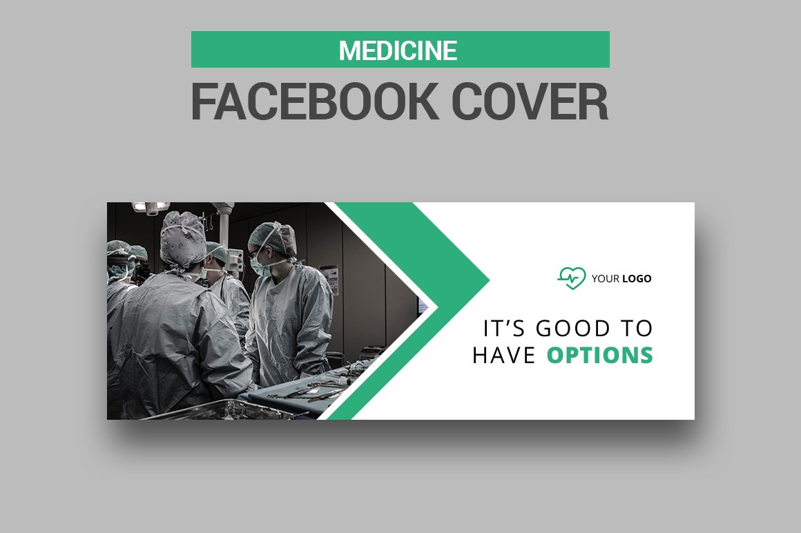 Medicine Facebook Cover, a Social Media Template by UNIK Agency