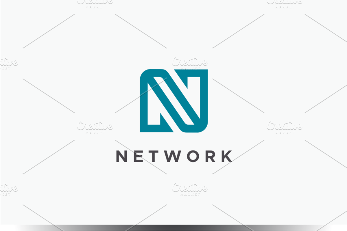 Network - Letter N Logo, a Branding & Logo Template by yopie