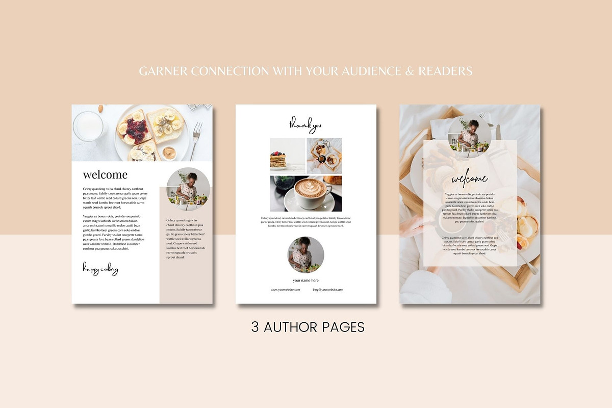 Canva Recipe ebook Template Cookbook