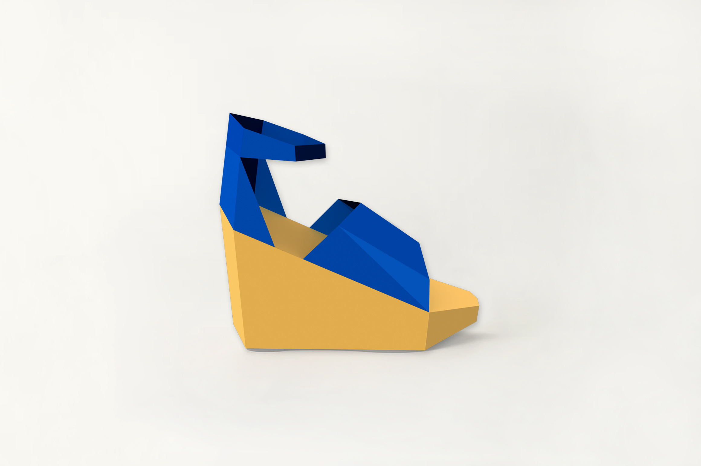 DIY Wedge Heels Shoe - 3d papercraft, a Print Template by PAPER amaze ...