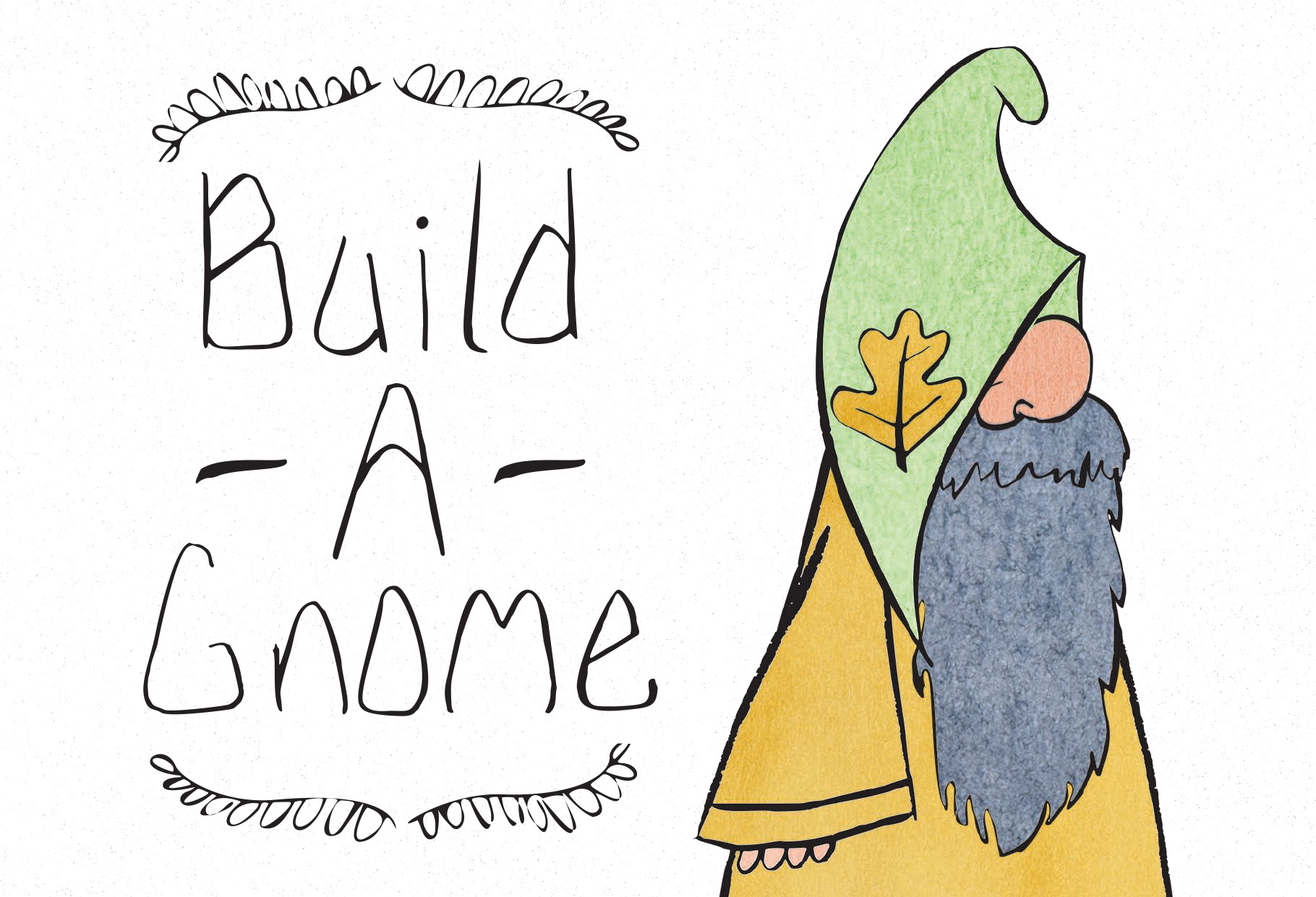 Build A Gnome Character Kit, an Illustration by BlackMason