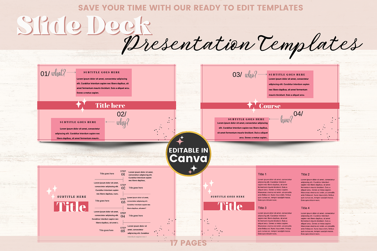 Masterclass Slide Deck Template