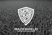 Maze Shield Logo, a Branding & Logo Template by MLJ studios