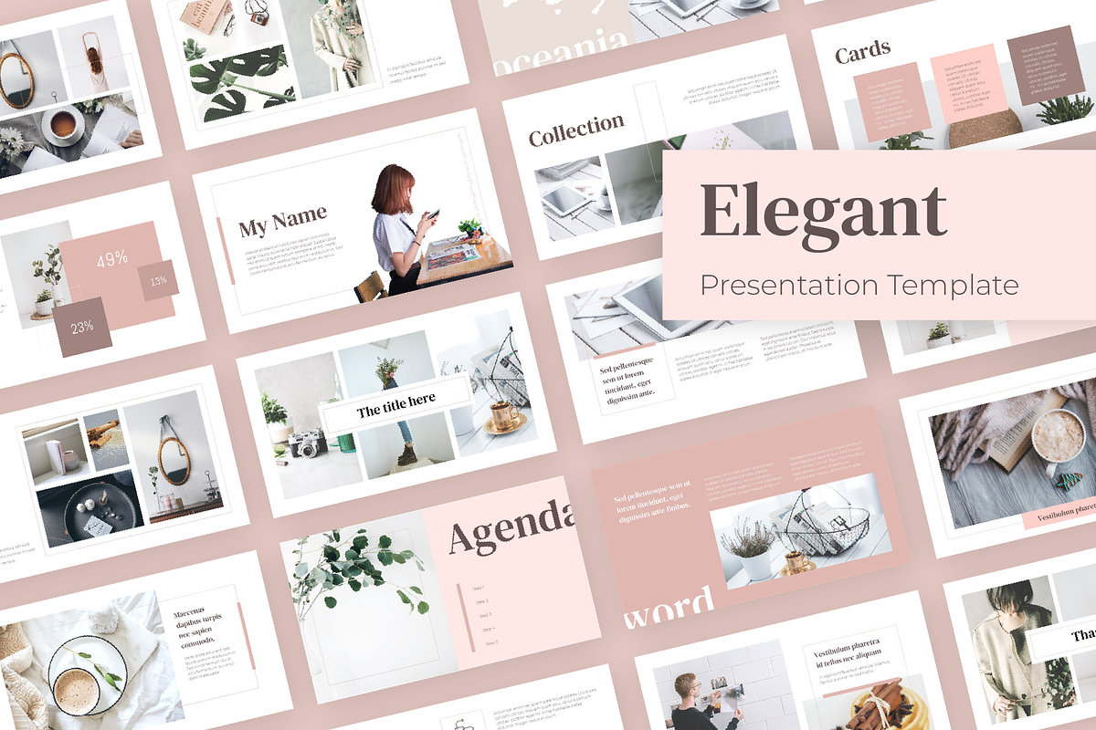 Elegant - PowerPoint Template, a Presentation Template by chio.design ...